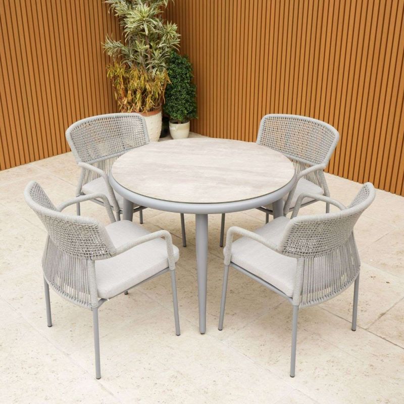 Kells 4 Seater Round Table Set