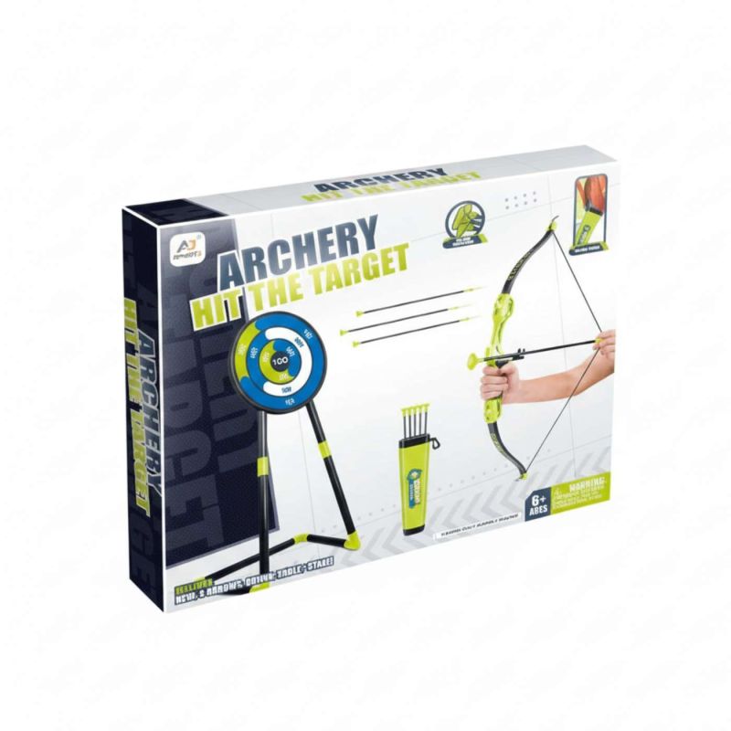 Bow And Arrow Garden Games Set (with 5 Arrows & Stand)