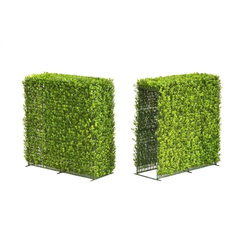 80cm x 32cm x 75cm Metal Frame Boxwood Hedge
