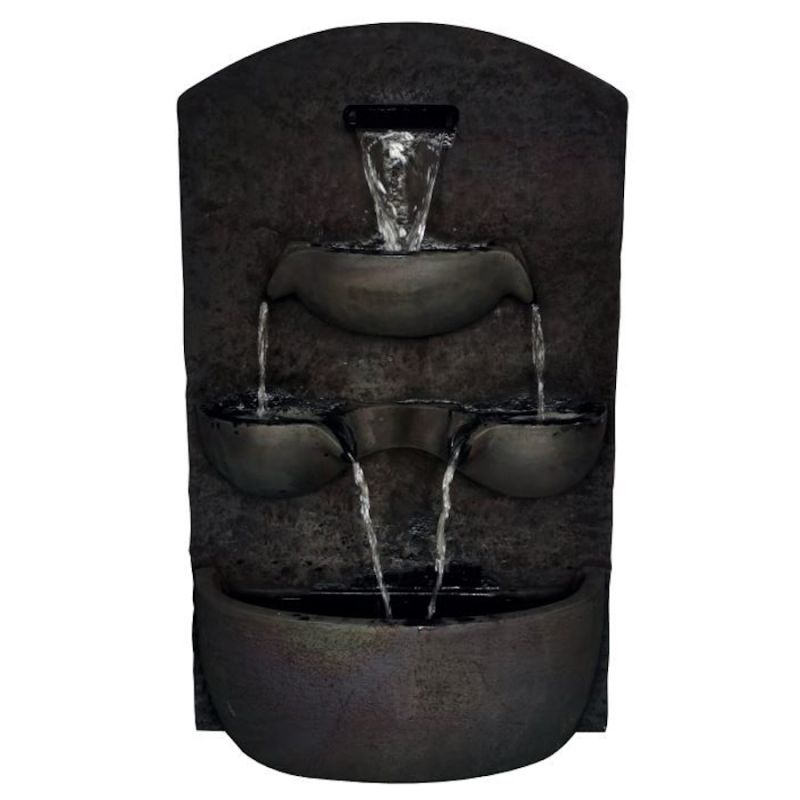 Zaria Fountain – 120cm Ornate Garden Water Feature with LED Illumination