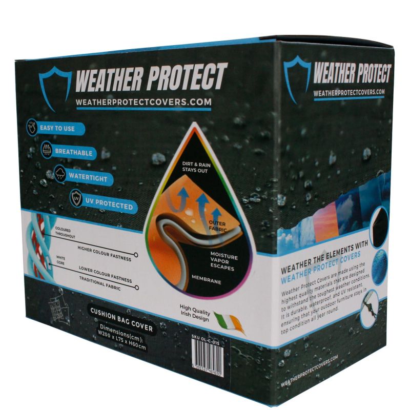 Weather Protect Cushion Bag Cover (200cm x 60cm)