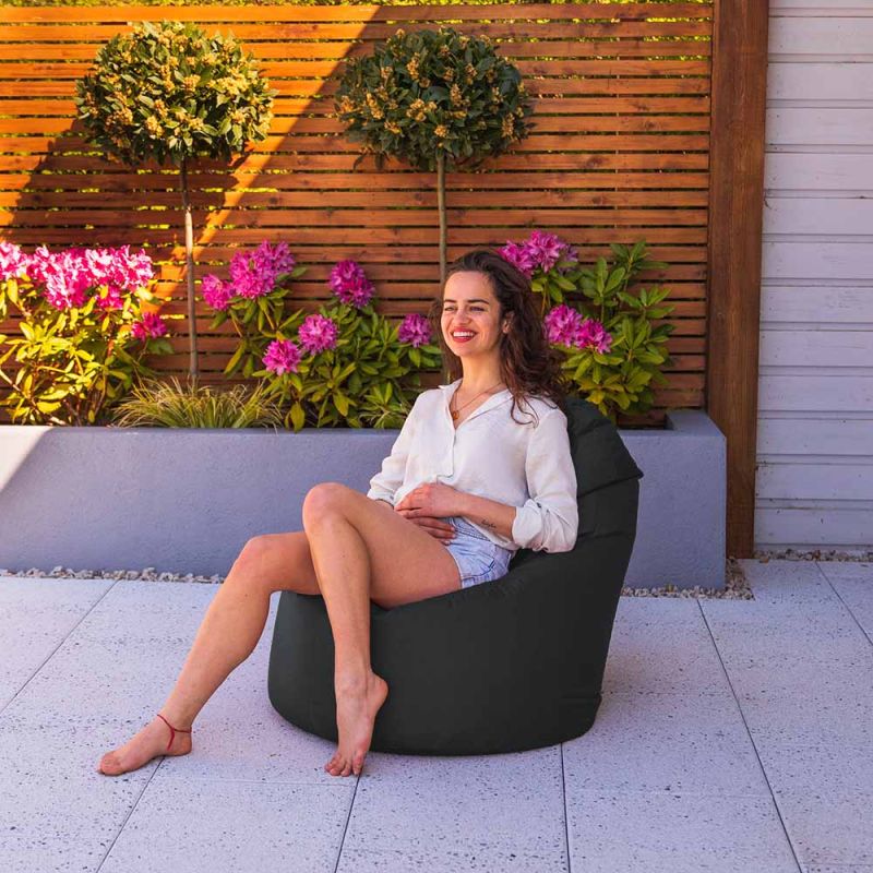 Large Outdoor Snug Chair - Grey