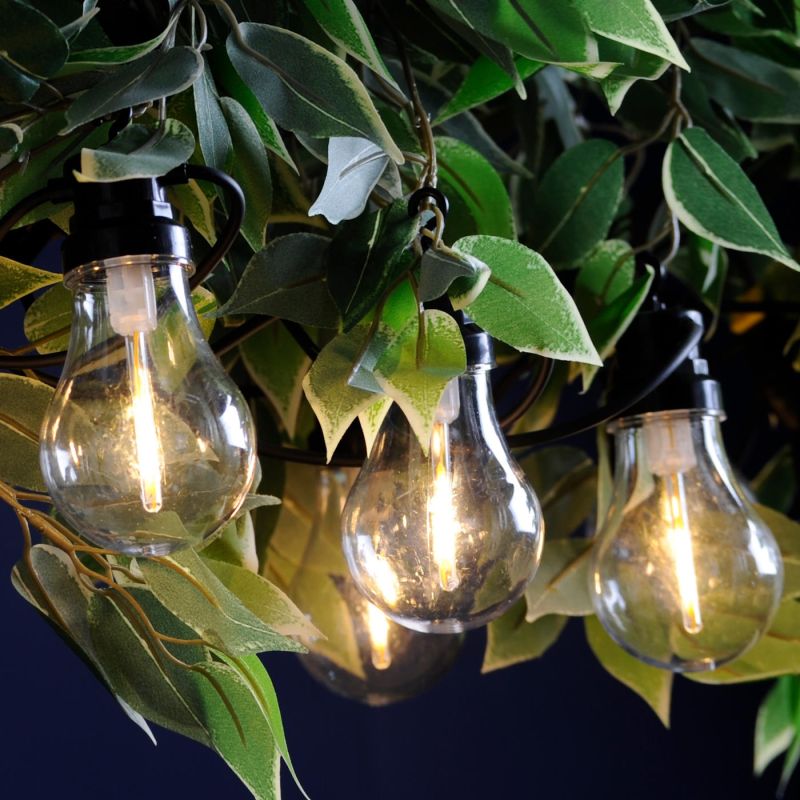 10 Warm White Connectable LED Lights