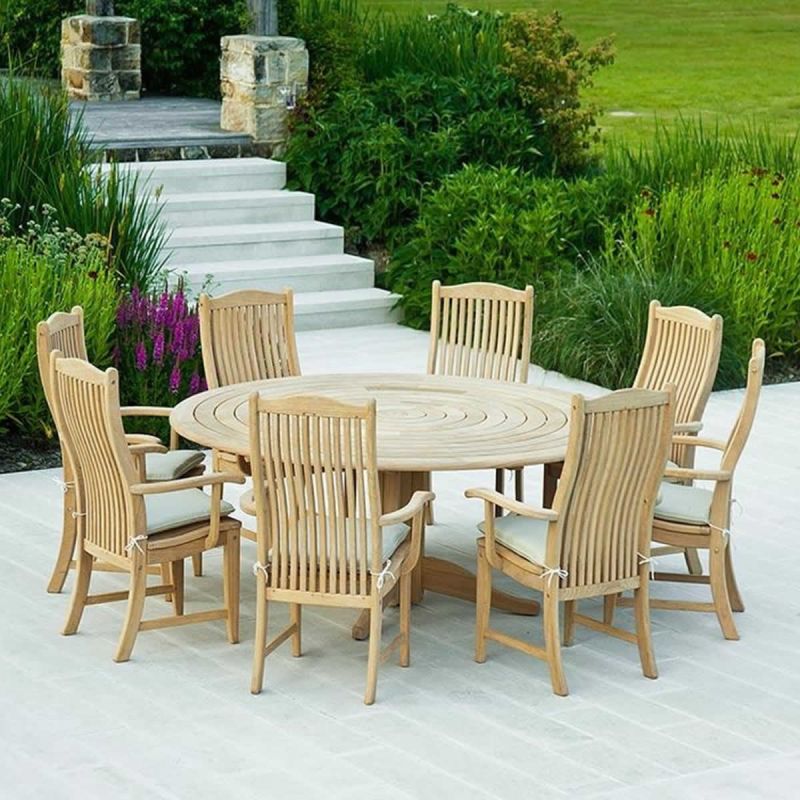 Roble Bengal 8 Seater with Bengal Chairs Set