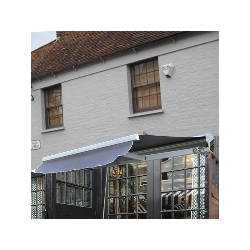 Aurora Prestige Grey Awning with Manual and Remote Control - 2.89m x 2m