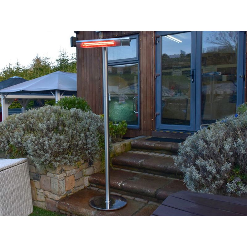 Gemini Heatwave IP65 Heater with Pole and Base – 2000 Watt