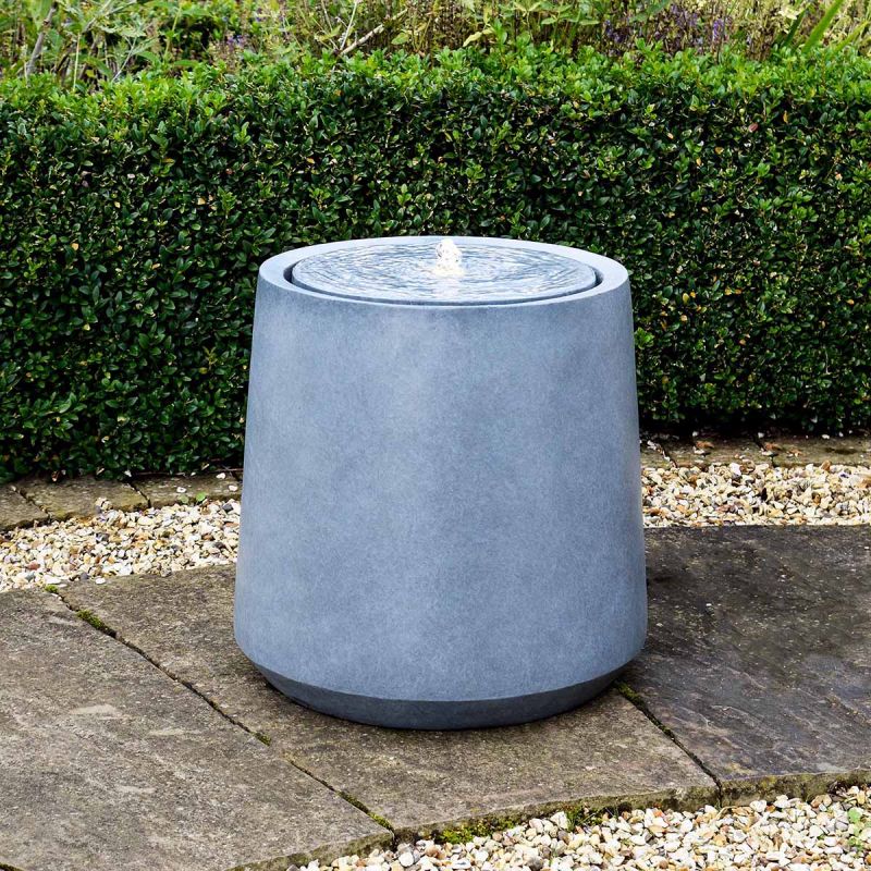 Outdoor Elite Round 40cm Cement Water Feature