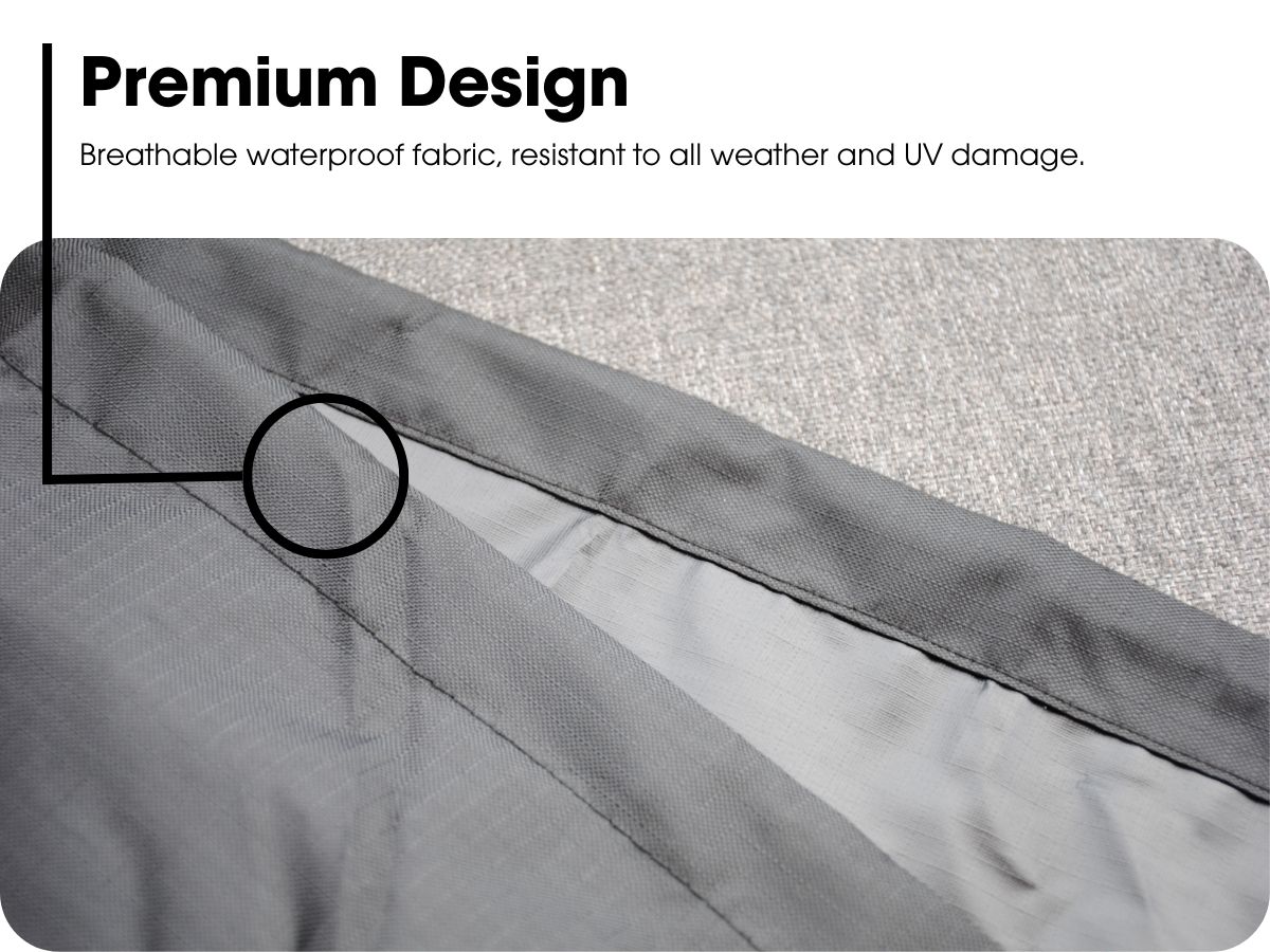 Weather Protect Large Round Fire Pit Cover (84cm x 50cm)